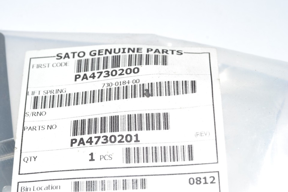 NEW SATO PA4730200 Lift Spring, Compatible with SATO M8490SE, M8485SE ...