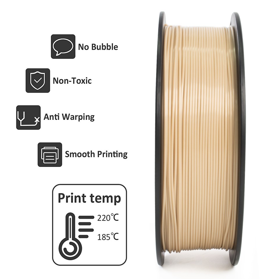 Geeetech PLA Bone White Filament 1.75mm 1KG Easy-to-Use from UK for 3D ...