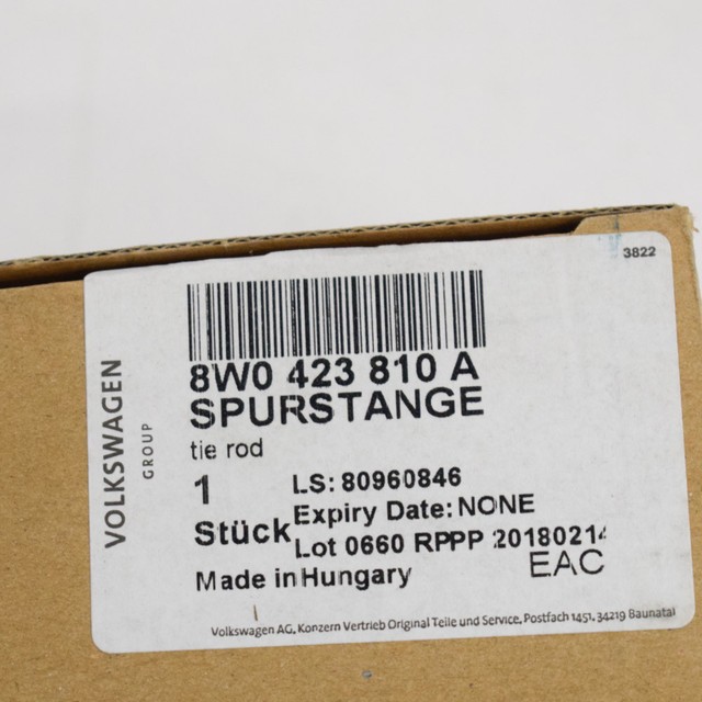Audi 8w0423810 Steering Tie Rod End for sale online | eBay