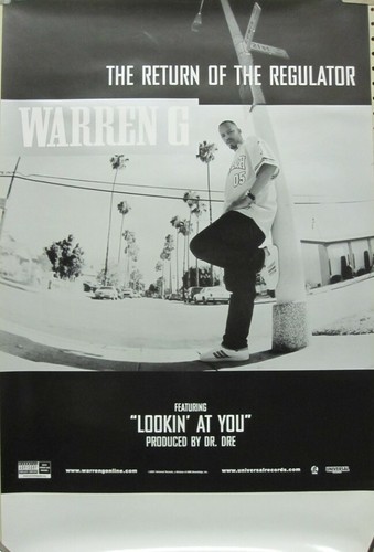 Warren G 2001 Return Of The Regulator promotional poster Flawless New ...