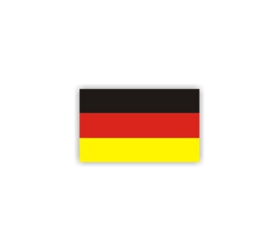Mini German Flag Sticker Decal 65mm x 40mm Stickers Car Van Campervan ...