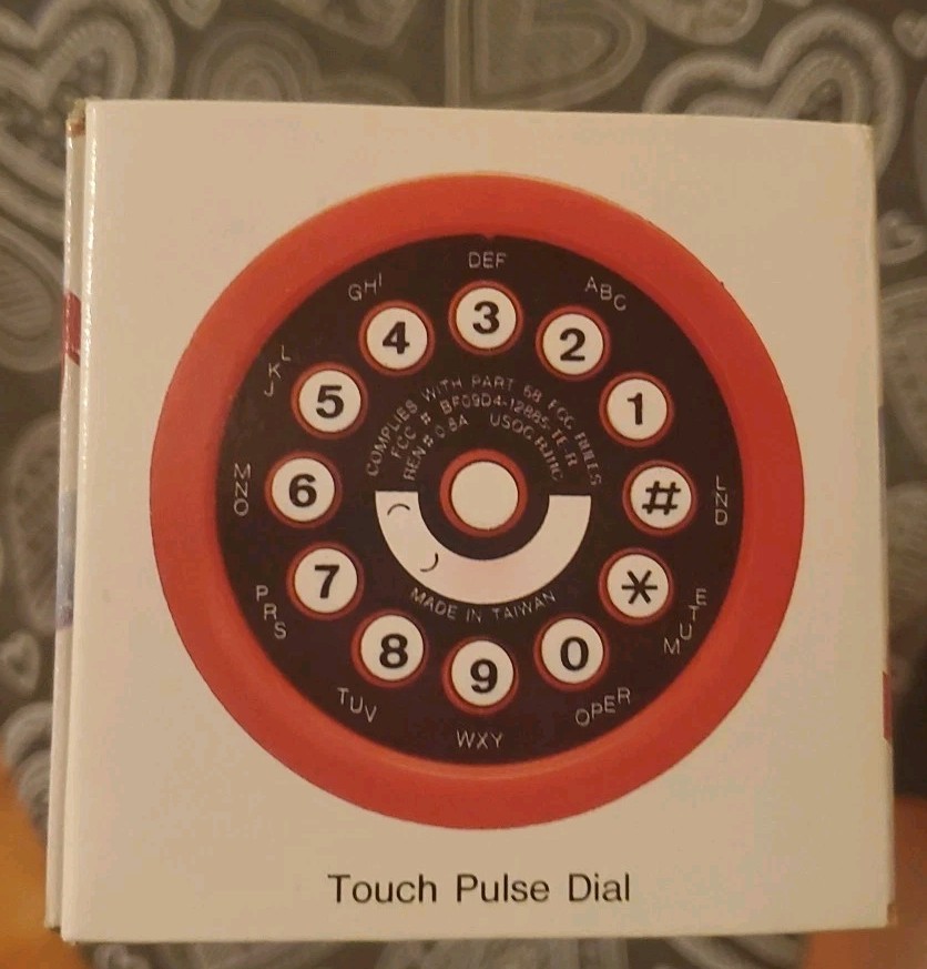 Vintage 1984 GULF Oil Gas Pump TELEPHONE Orange - New Old Stock | eBay UK