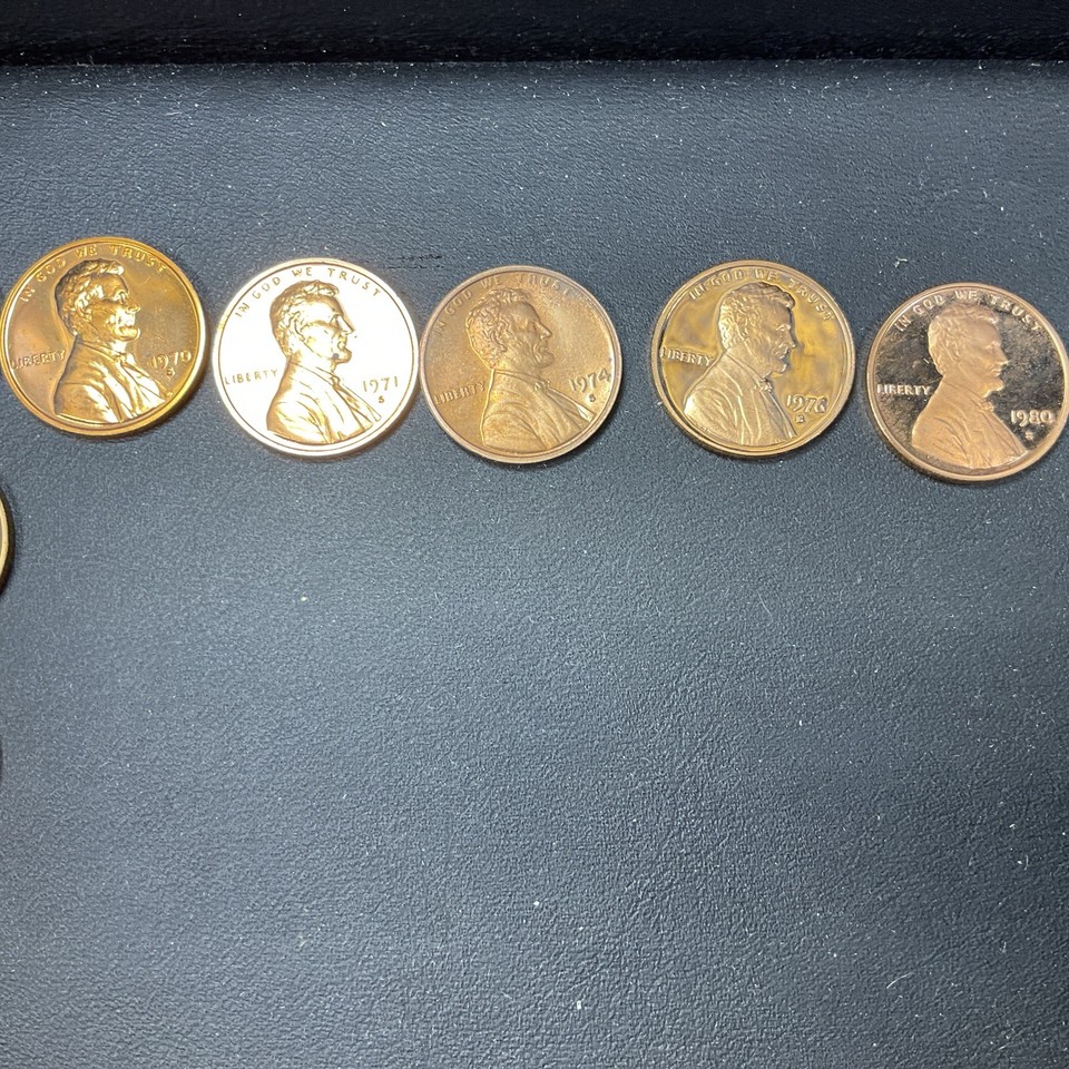 Lincoln Memorial Pennies Proof Lot Of 48 25 Different Dates | eBay