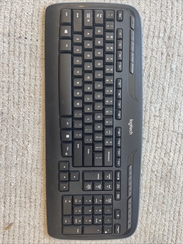 Logitech Wireless Black Keyboard Only No Receiver Y-r0067 Untested for ...