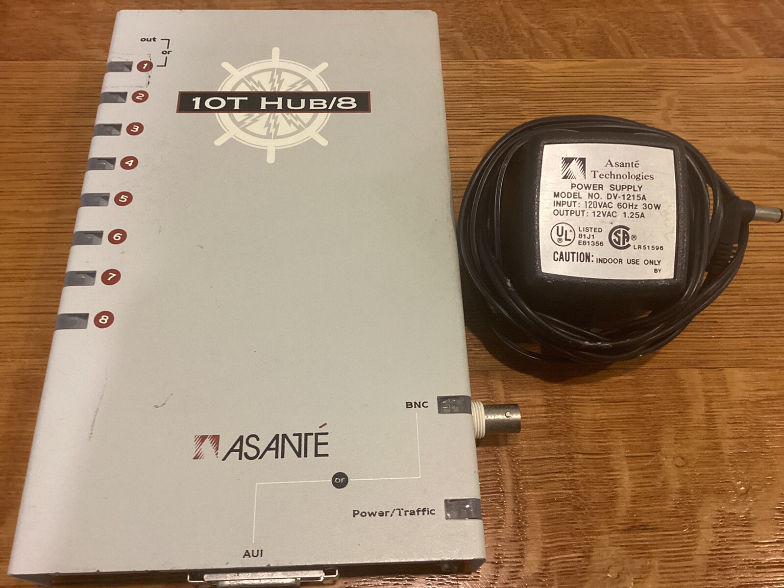 ASANTE 10T HUB/8 WITH 8 PORTS AND POWER ADAPTER | eBay