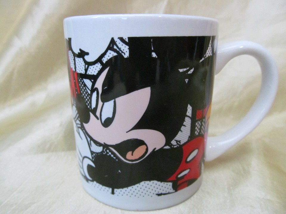 Mickey Mouse Donald Duck Fighting Mug Comic Strip Mug Kapow! Boom ...