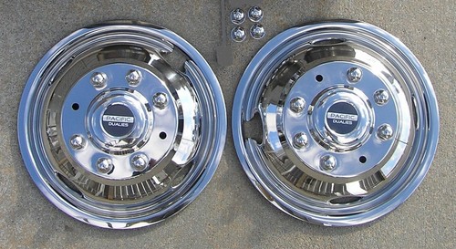 FORD F350 17" 2005-2024 Pacific Dualies Dually Wheel Simulators FRONTS ...