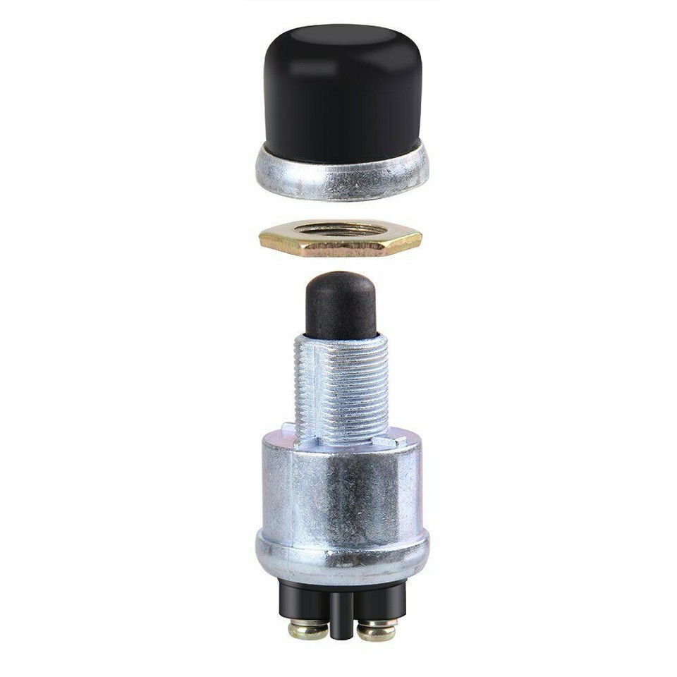Push Button Momentary Starter 50A Ignition Switch On-Off SPST 12V DC ...
