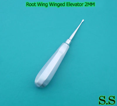 3 DENTAL TOOTH SURGERY ROOT WING WINGED ELEVATOR 2MM SURGICAL DENTAL ...