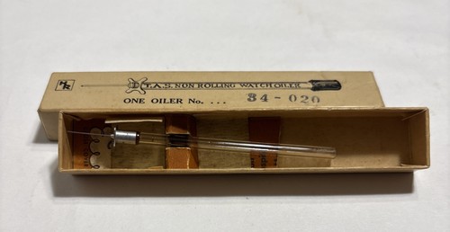 Vintage Watchmaker H R Tas Non Rolling Watch Oiler Tool W/ Box | eBay