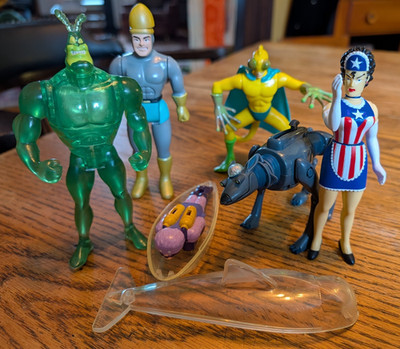 The Tick! Action Figures (6) - Original Bandai + Applause/Taco Bell lot ...