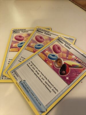 Pokemon TCG 3x Power Tablet 236/264 Fusion Strike Near Mint Playset | eBay