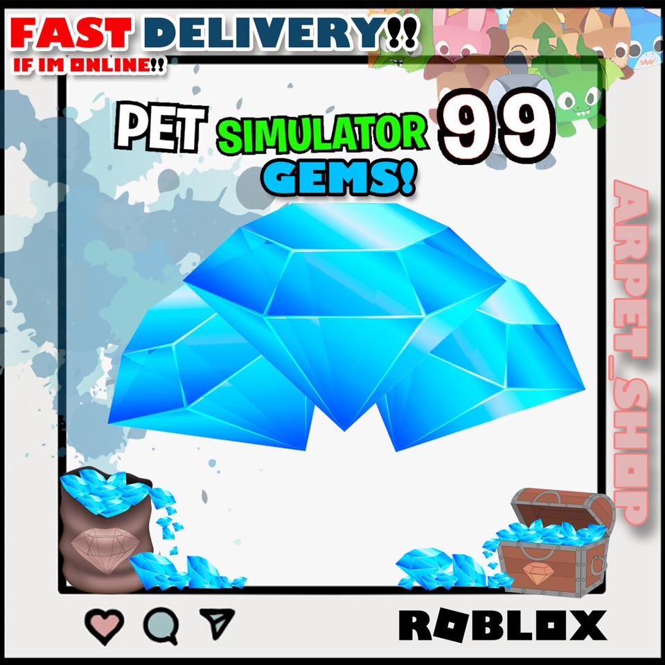 PET SIMULATOR 99 - PS99 - PET SIM 99 | Huge - Gems - Pets - DIGITAL ...