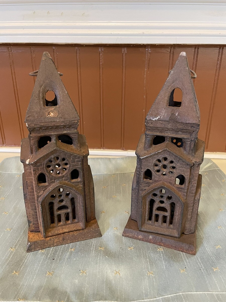 Cathedral Candle Lanterns 51% Beeswax 7/8x12 Altar Candles Cathedral