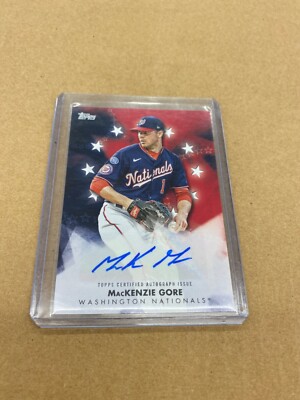 2024 Topps Series 1 MacKenzie Gore BASEBALL STARS AUTO #BSA-MG ...