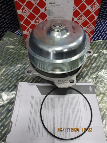 KENWORTH PACCAR MX-13 coolant pump, single speed 2042162PE made in ...