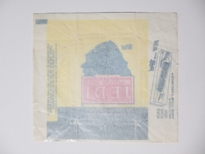 1983 TOPPS STAR WARS RETURN OF THE JEDI WRAPPER JABBA THE HUTT | eBay