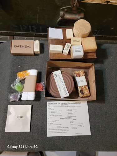 WWII REPRO BRITISH 24 HR RATION PLUS RAZOR | eBay