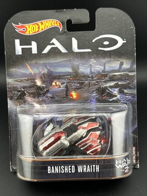 2017 Hot Wheels SILVER BANISHED WRAITH Halo Wars 2 Retro Entertainment ...