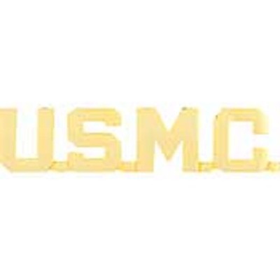 US MARINE CORPS U.S.M.C. LETTERS ,SCRIPT(1-3/4") | eBay