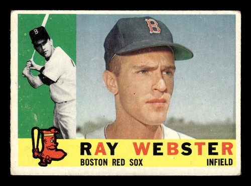 Ray Webster 1960 Topps #452 Boston Red Sox GD-VG | eBay