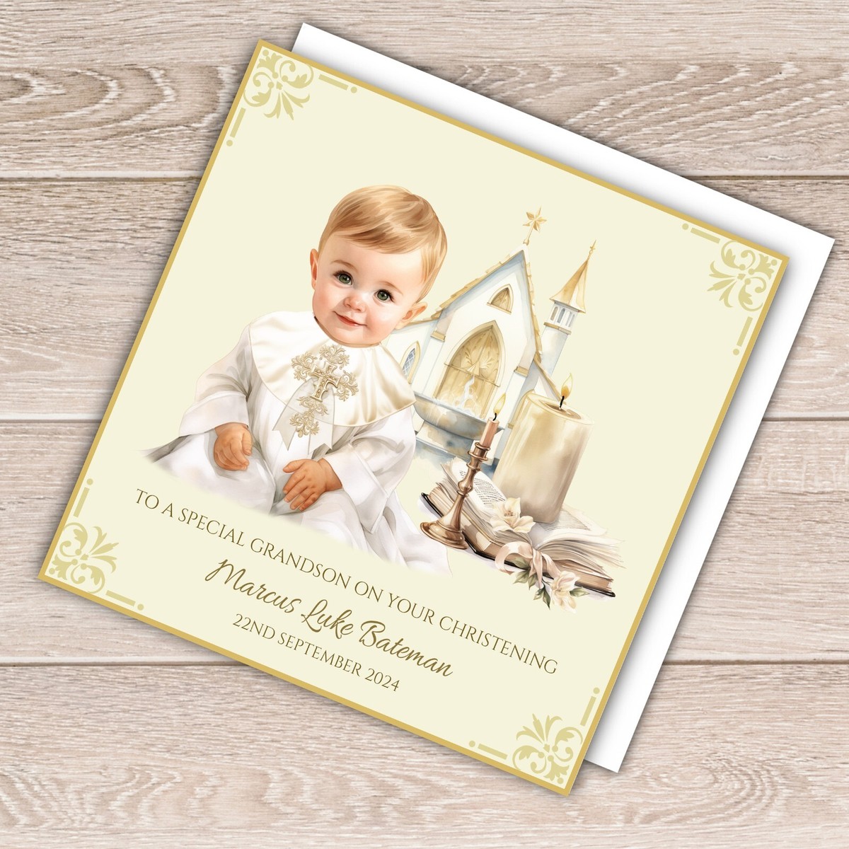 Printable Christening Cards