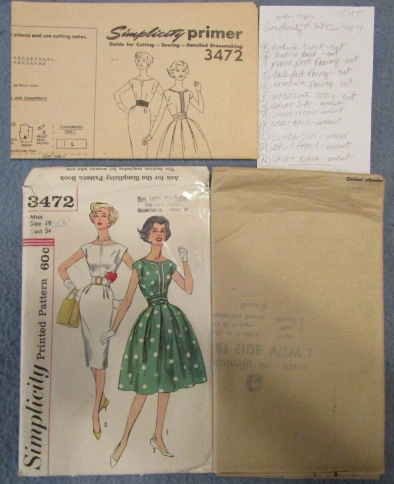 Buyer Choice: $4.95-$9.95 UNCUT and CUT Simplicity Vintage Patterns | eBay