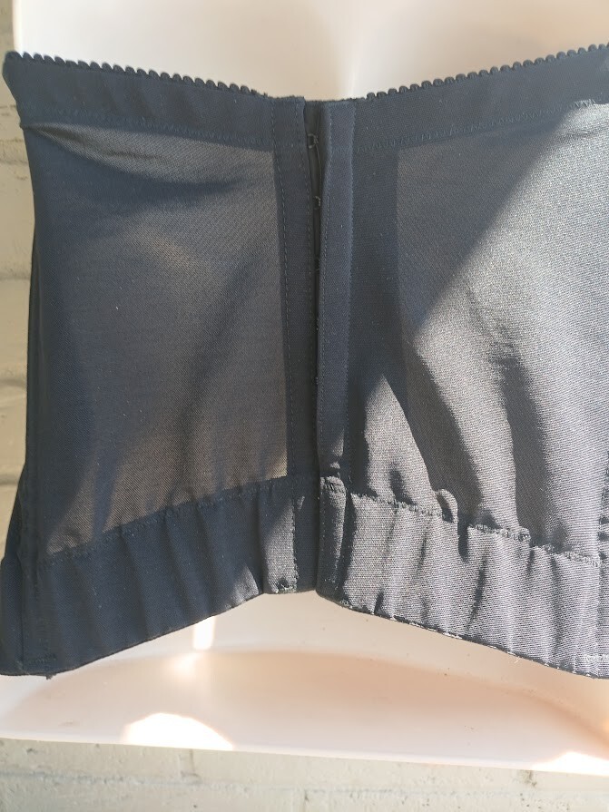 Elila 6421 Black Boned Underwire Strapless Longline Bra Size 38C | eBay