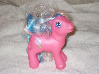 My Little Pony - pink pony with an ice cream cone on the hindquarters ...