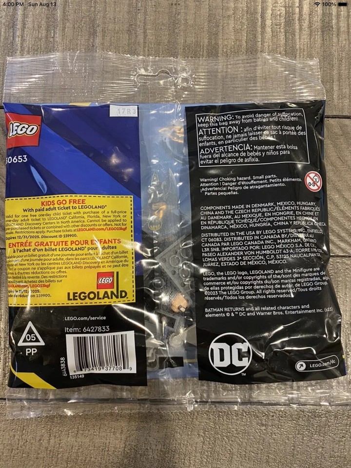LEGO DC Comics Super Heroes: Batman 1992 (30653) NEW POLYBAG ...