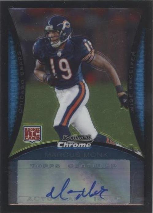 2008 Bowman Chrome - Marcus Monk #BC100 Rookie Autographs (AU, RC) for ...