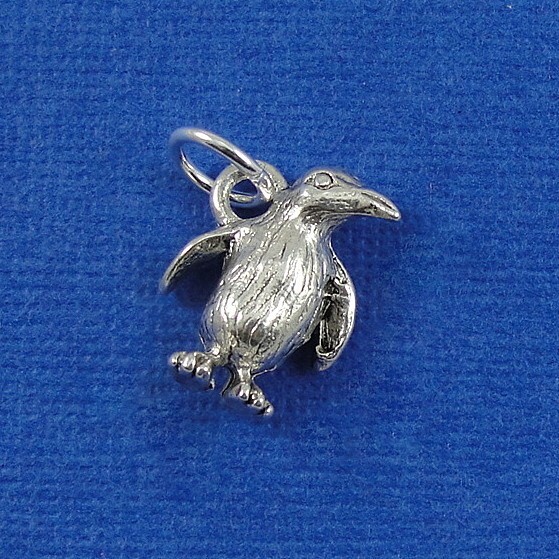 Silver Penguin Charm - 3D Penguin Charm Gift - Penguin Gift Jewelry | eBay
