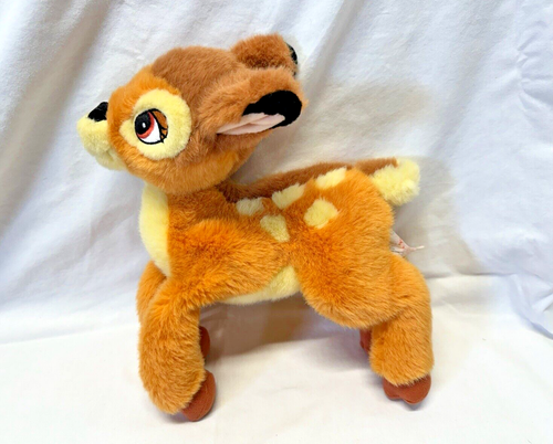 Bambi Plush Folded Legs Disneyland Walt Disney World Stuffed Fawn Deer ...