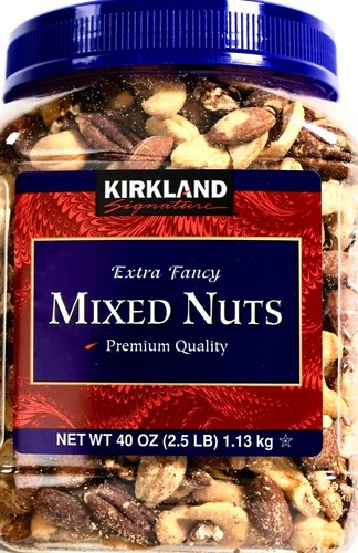 Kirkland Signature Mixed Nuts Almonds Cashews Brazil Macadamia Pecans ...