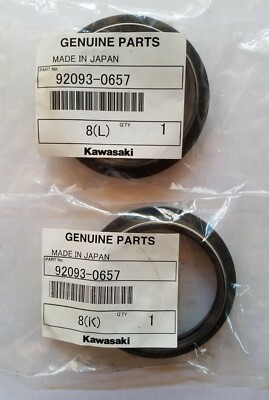 Kawasaki KX450F Fork Seals Genuine Set of 2 | 92093-0657 | OE | Japan ...