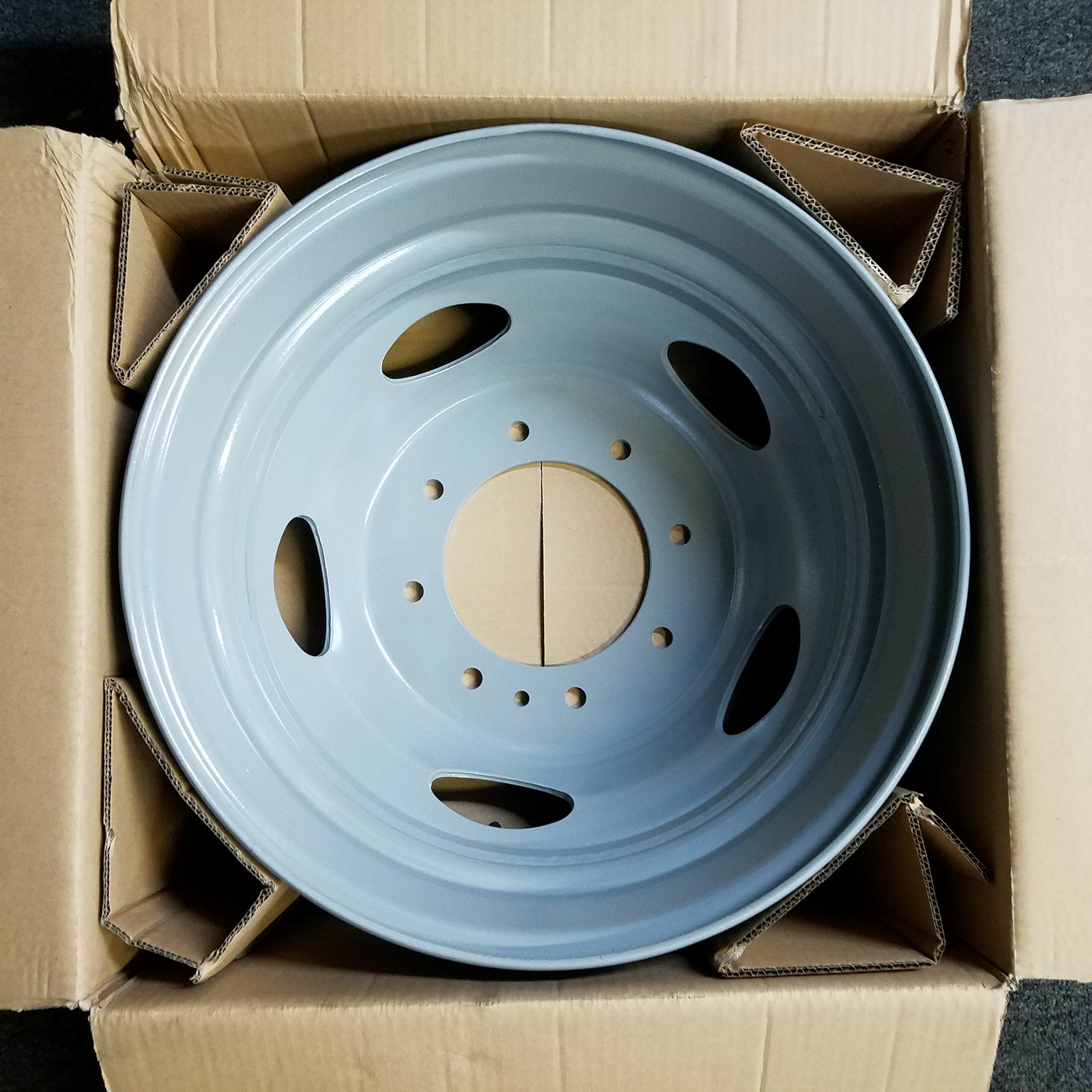 NEW 19.5X6" FORD 99-03 E550 VAN F450 F550 Dually Super Duty Steel Wheel ...
