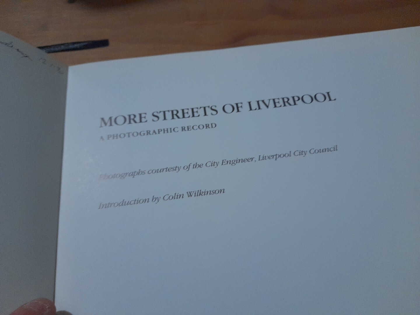 MORE STREETS OF LIVERPOOL (WRITING INSIDE COVER) | eBay UK