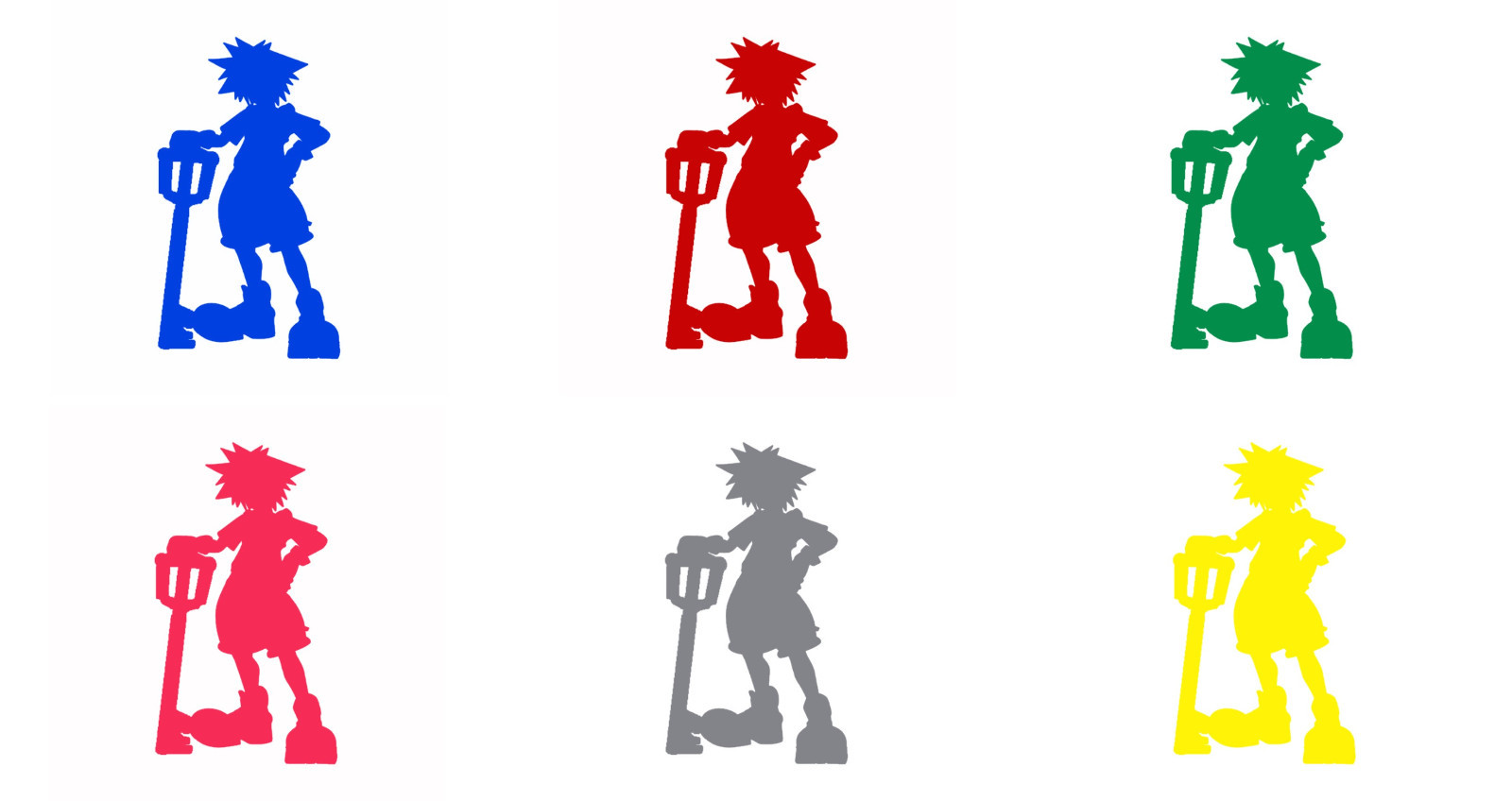 Vinyl Decal Truck Car Sticker Laptop - Kingdom Hearts Sora w/ Keyblade ...