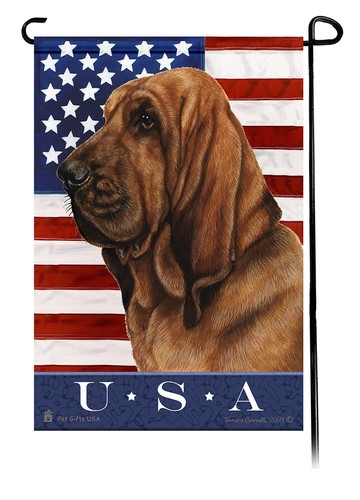 Bloodhound True Blue Patriotic Flag | eBay
