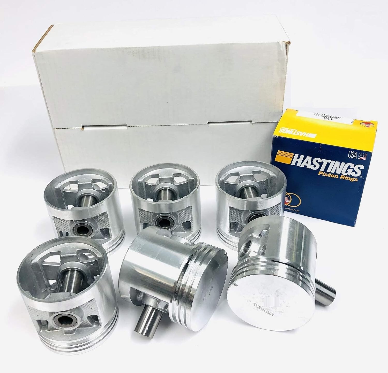 1009P Pistons & Rings Combo Kit 1953-62 Chevy 235 Flat Head 6 Cylinder ...