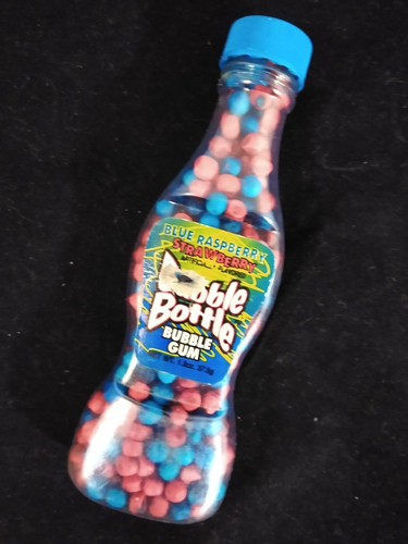 1995 Bubble Bottle BUBBLE GUM Bits by Amurol - Blue Raspberry, Strawberry 5-1/4" | eBay