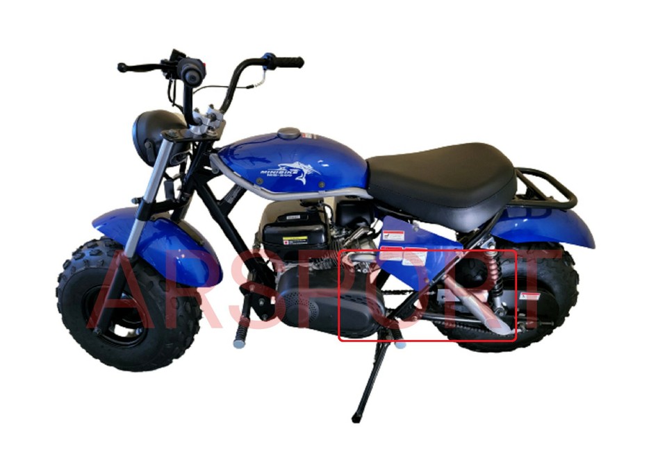 Exhaust Header pipe for TrailMaster MB200-2 / Hurricane 200X Minibike ...
