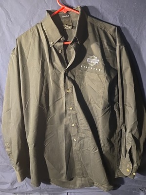 Rivers End Harley Davidson Roadhouse Men's Black Button down Large | eBay