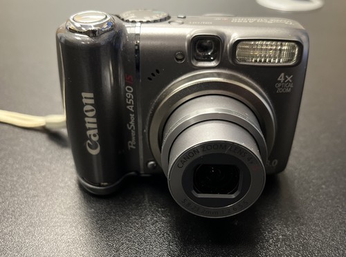 Canon Digital Camera Powershot A590 IS Grey 8.0 Mega Pixels 4 X Optical ...
