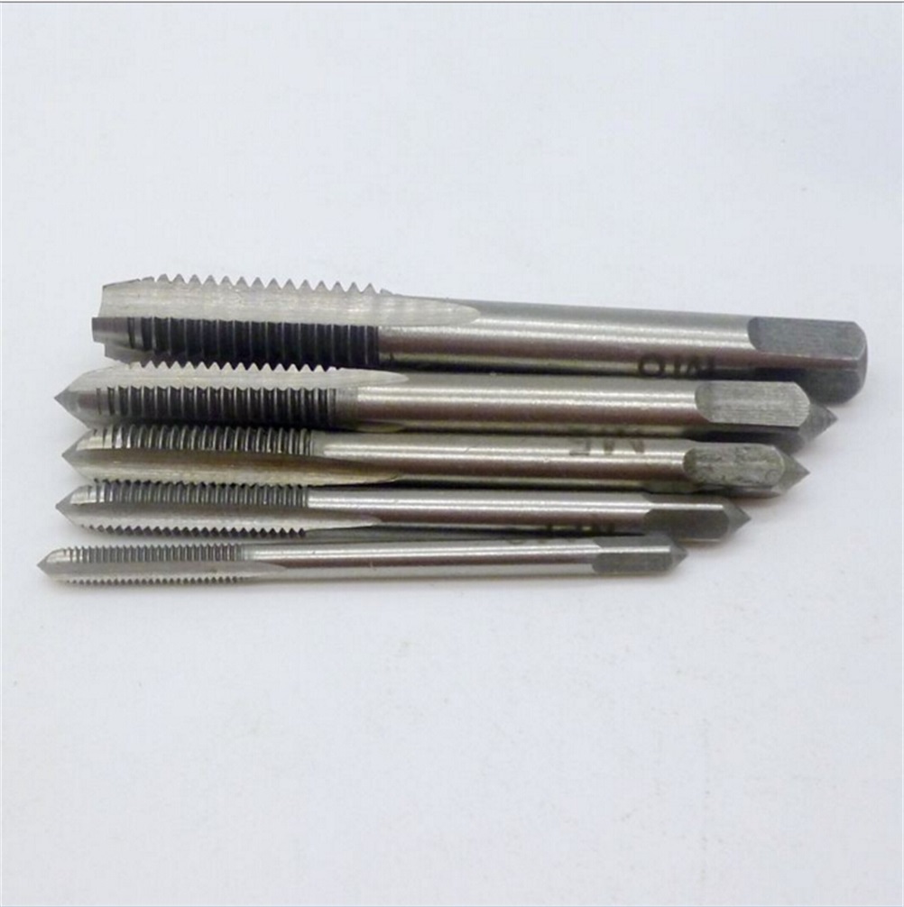 5X/Set M3 M4 M5 M6 M8 Hand Tap Straight Flute 3mm-8mm Hand Fast tapping ...