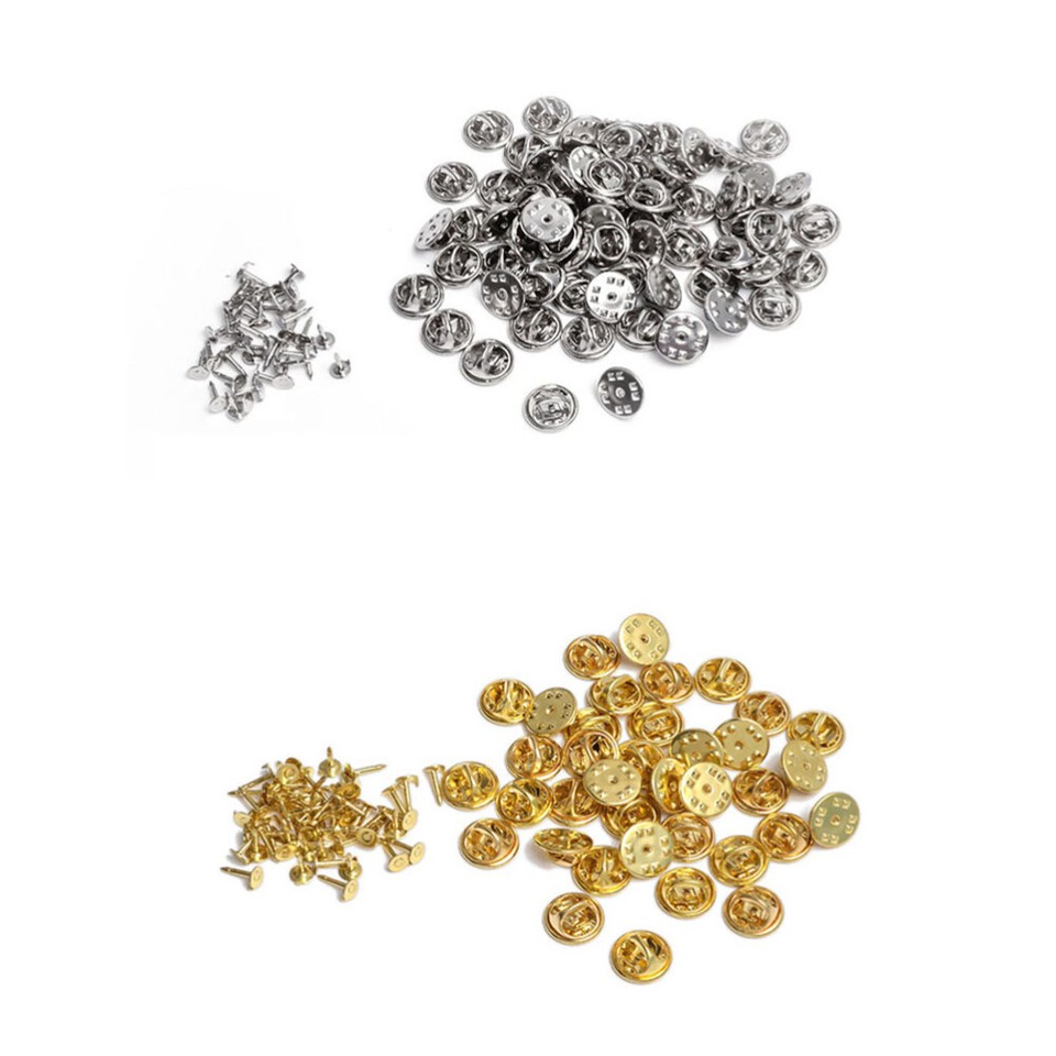 Badge Pin Backs Insignia Badge Back Tie Tack Pin Backers Brooch Pin ...