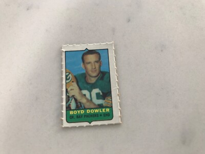 1969 Topps Boyd Dowler Green Bay Packers Mini-Card | eBay