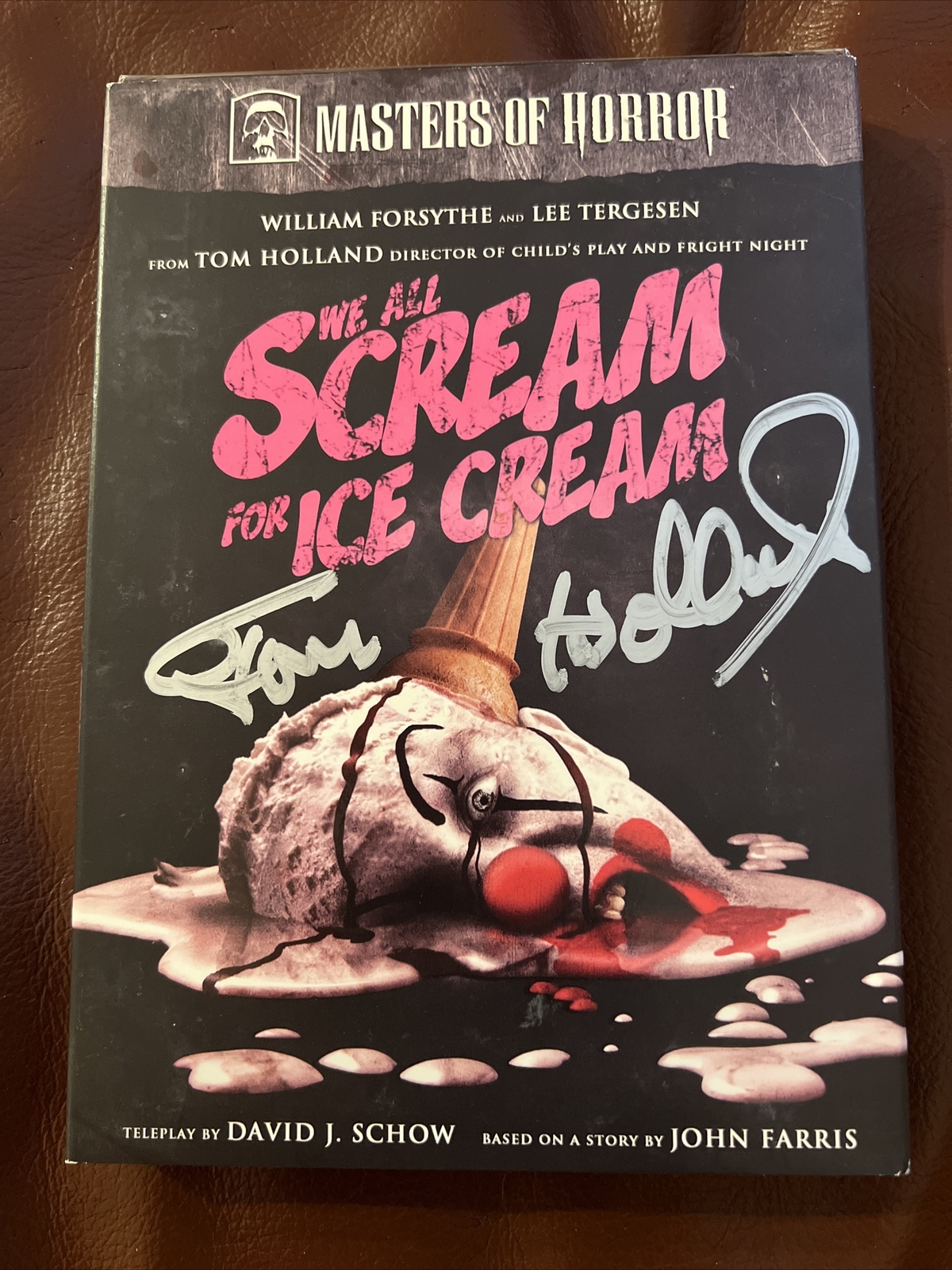 NEW SIGNED Tom Holland Masters of Horror: We All Scream for Ice Cream ...
