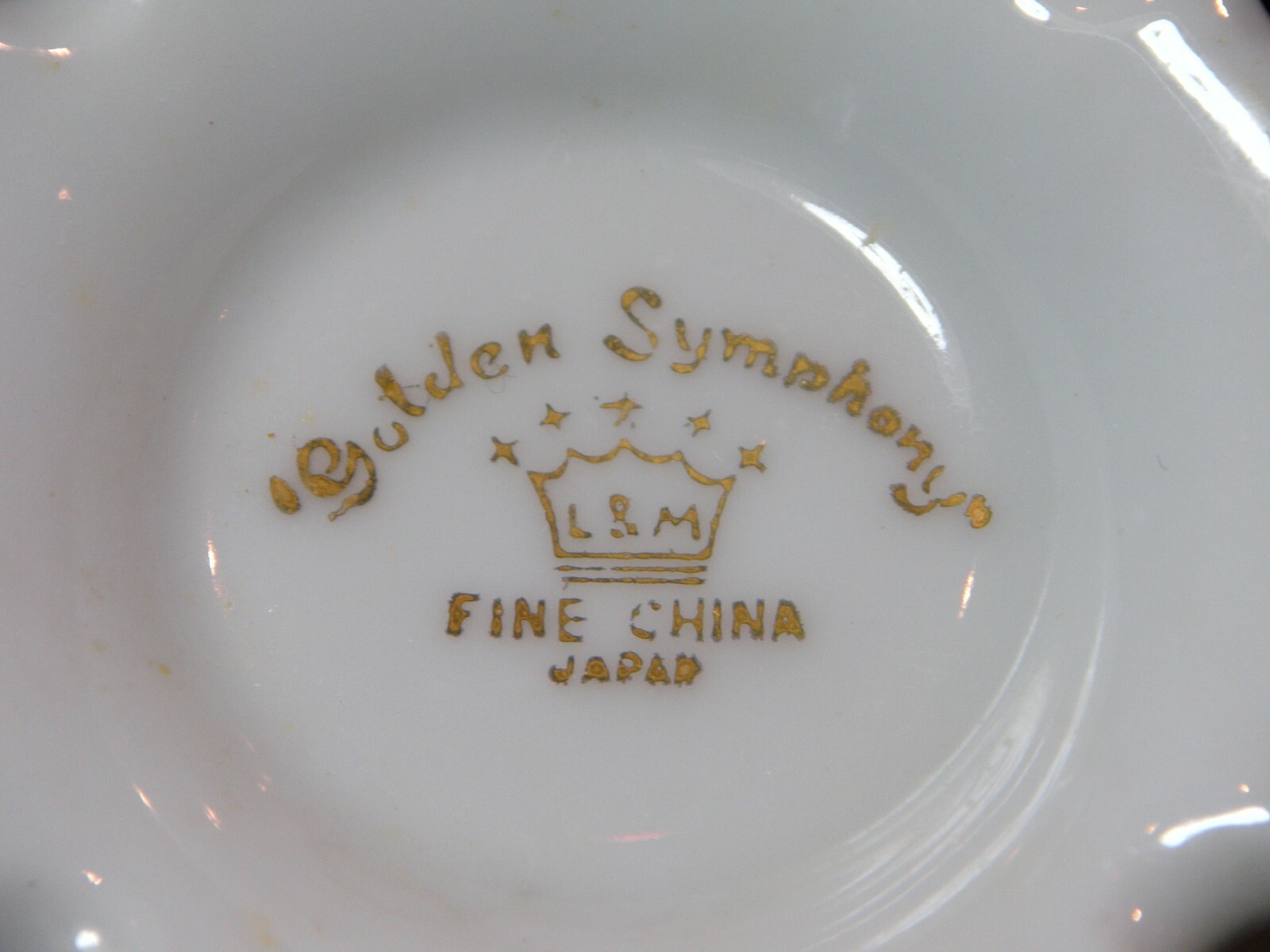 Vintage Lipper & Mann (L & M) Fine China "Golden Symphony" Porcelain ...