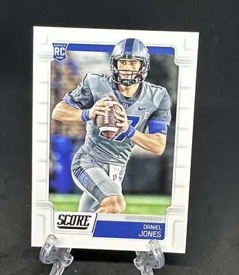 Daniel Jones 2019 Panini Score Football RC #131 Rookie Card Duke NY ...